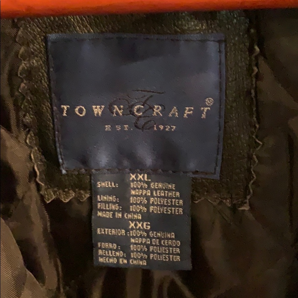 Towncraft Leather Jacket With Removable Vest - Gem